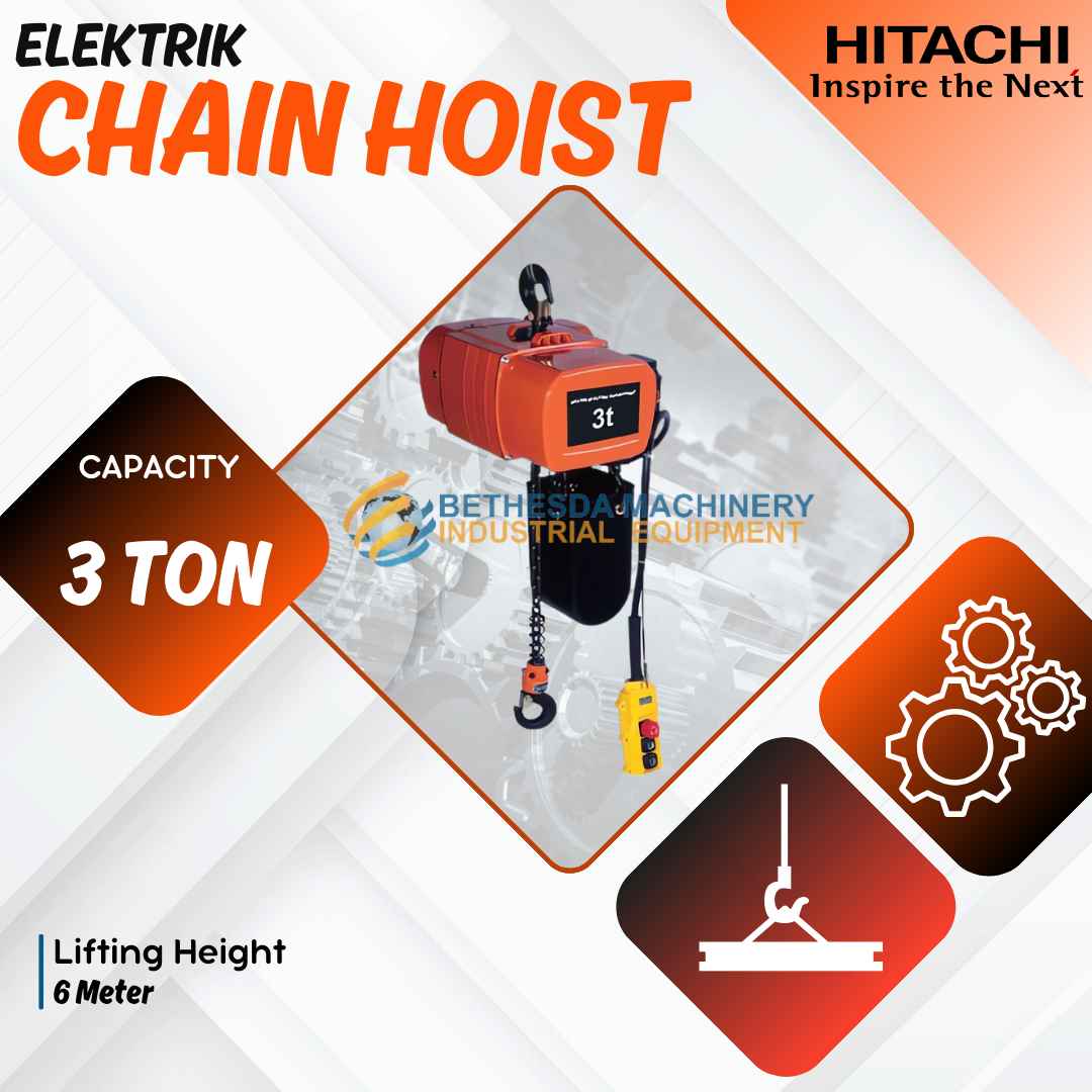 Electric Chain Hoist Hitachi 3FH - Chain Hoist Hitachi 3Ton